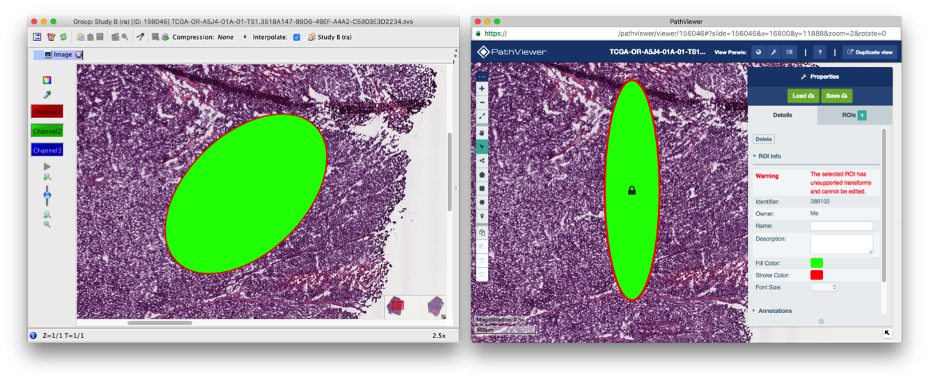 OMERO.insight compatibility — PathViewer 3.7.1 documentation